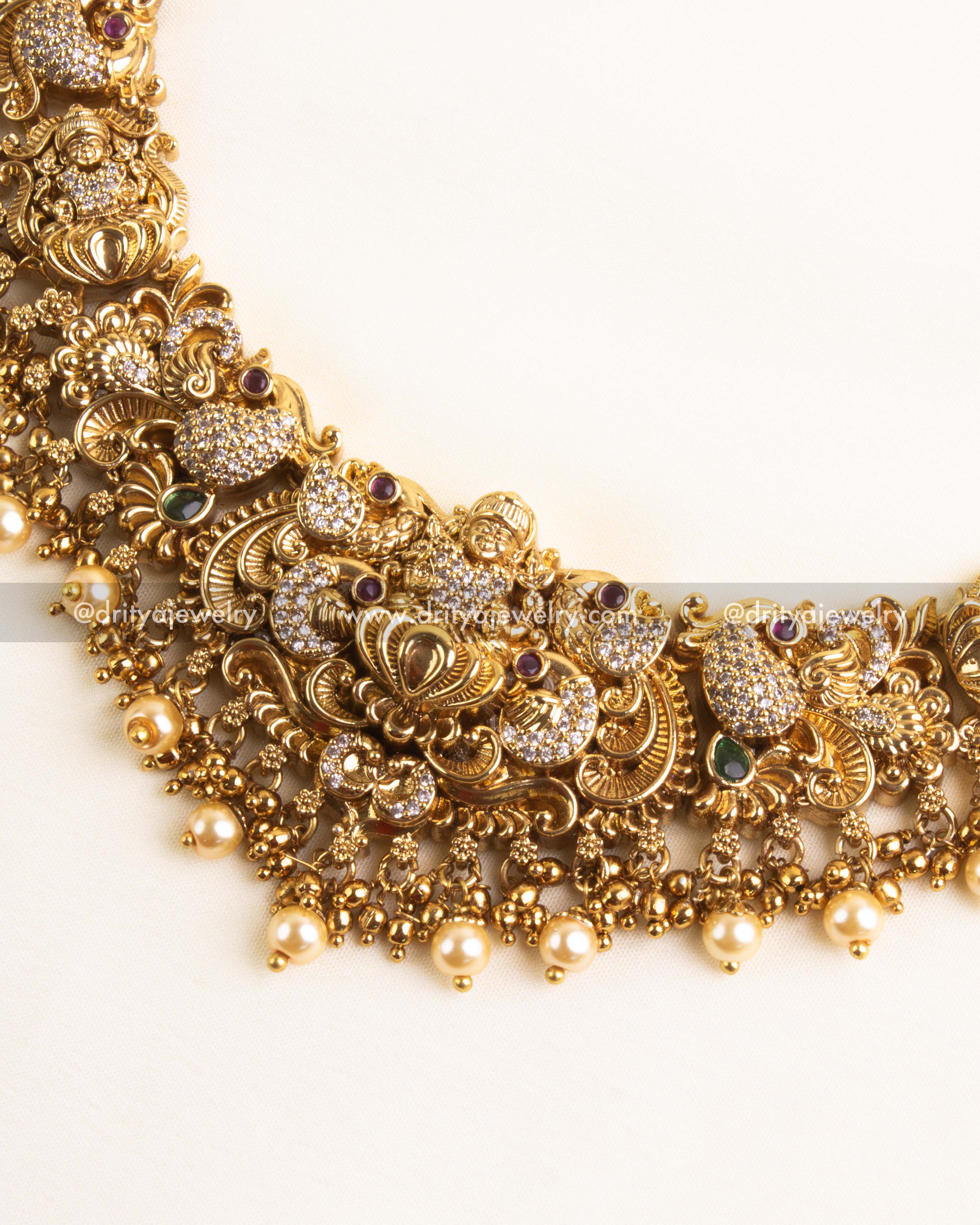 Nakshi Short Necklace Collection – Dritya Jewelry